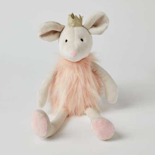 Poppy Mouse Plush Toy – Adorable Baby & Toddler Gift – French Blue